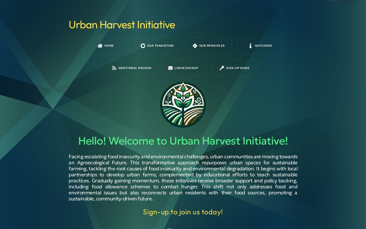Urban Harvest Initiative